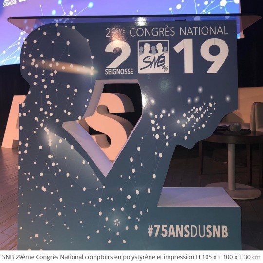 Tables et Comptoirs en Polystyrène