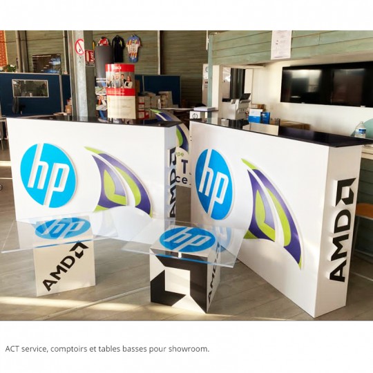 Tables et Comptoirs en Polystyrène